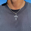 Celtic Cross Pendant [White Gold] by TheDripBox – TheDripBox.
